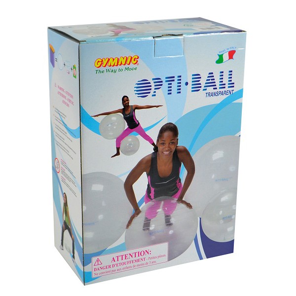 Ledraplastic - Opti Ball 65 cm priehľadná | FITPRO.sk